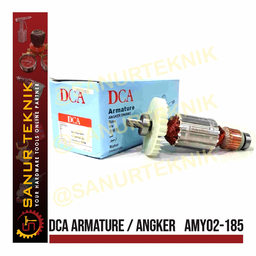 Jual DCA ARMATURE / ANGKER FOR AMY02-185 CIRCULAR SAW 185 MM | Shopee ...
