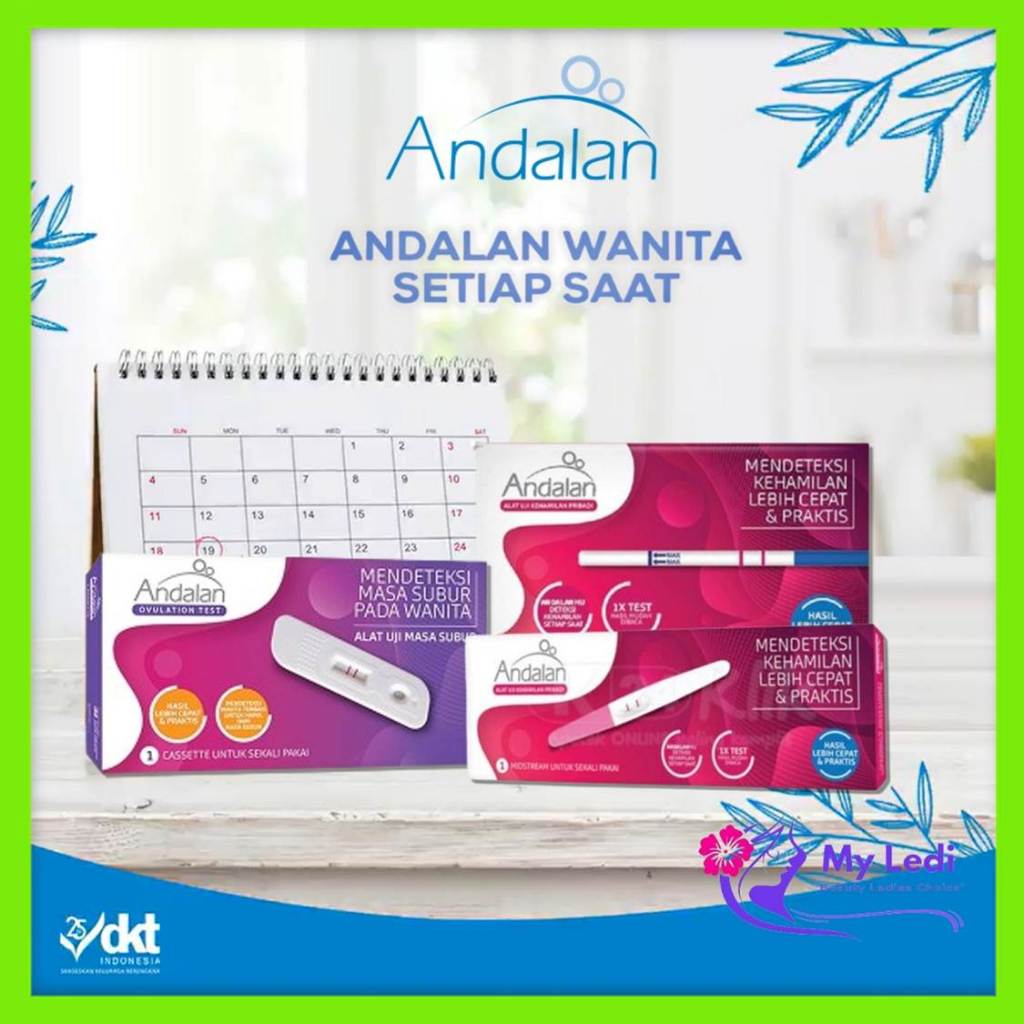 Jual Andalan Pregnancy Test Kit - Midstream - Ovulation Test Kit - Alat ...