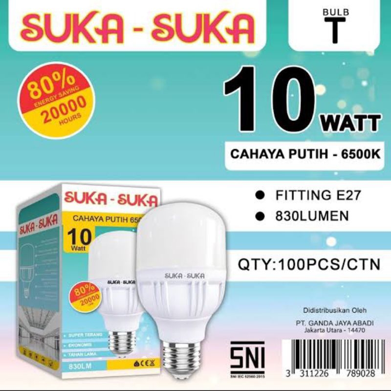 Jual lampu LED suka-suka 10 watt | Shopee Indonesia