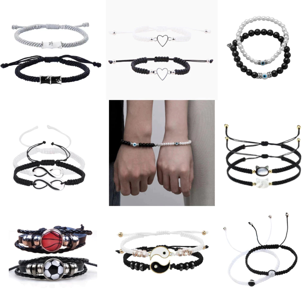 Jual COD Gelang Couple Gelang Sepasang infinity Couple Love Kupu-kupu ...