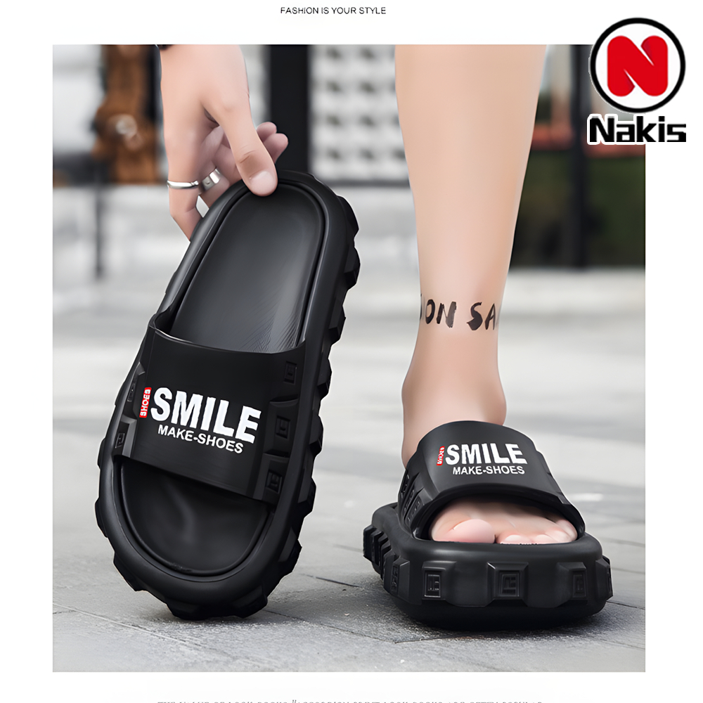 Jual Nakis Sandal Selop Pria Terbaru Rumah Outdoor Sandal slide pria ...