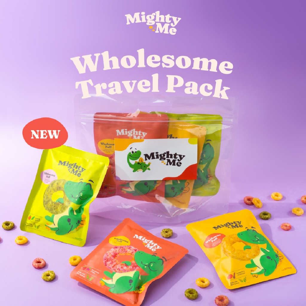 Jual MIGHTY ME Wholesome Puff Mini Travel Pack 3 x 8gr - Cemilan Anak ...