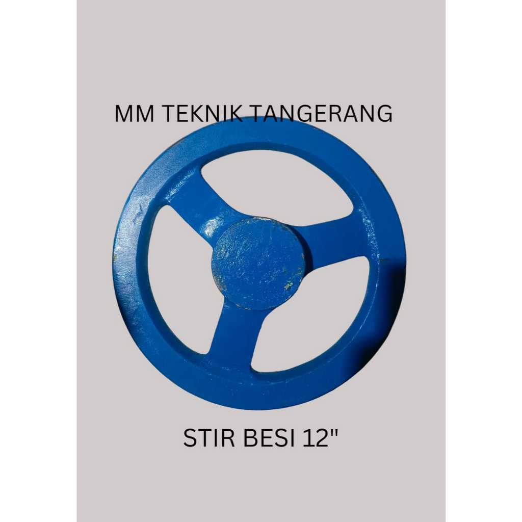 Jual Pully Stir 12" Besi Cor 12 inci Handle Kemudi Handwheel 12 inchi ...