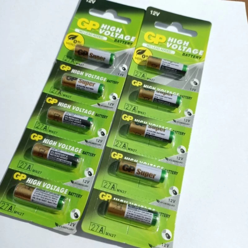 Jual Baterai Remote Mobil Bel Dll Battery 12V 27A GP High Voltage ...