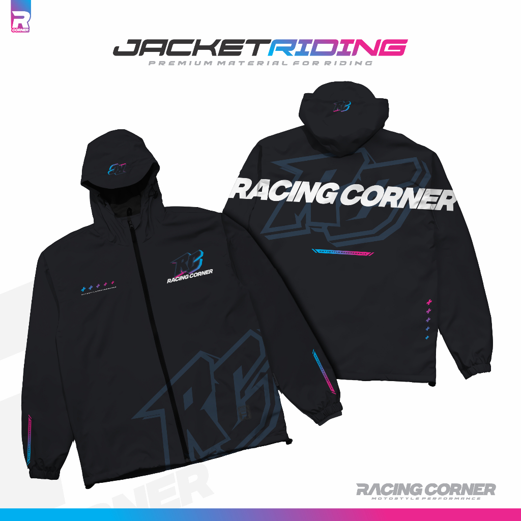 Jual Racing Corner | Jacket Motor Premium Full Printing Bahan Tebal ...