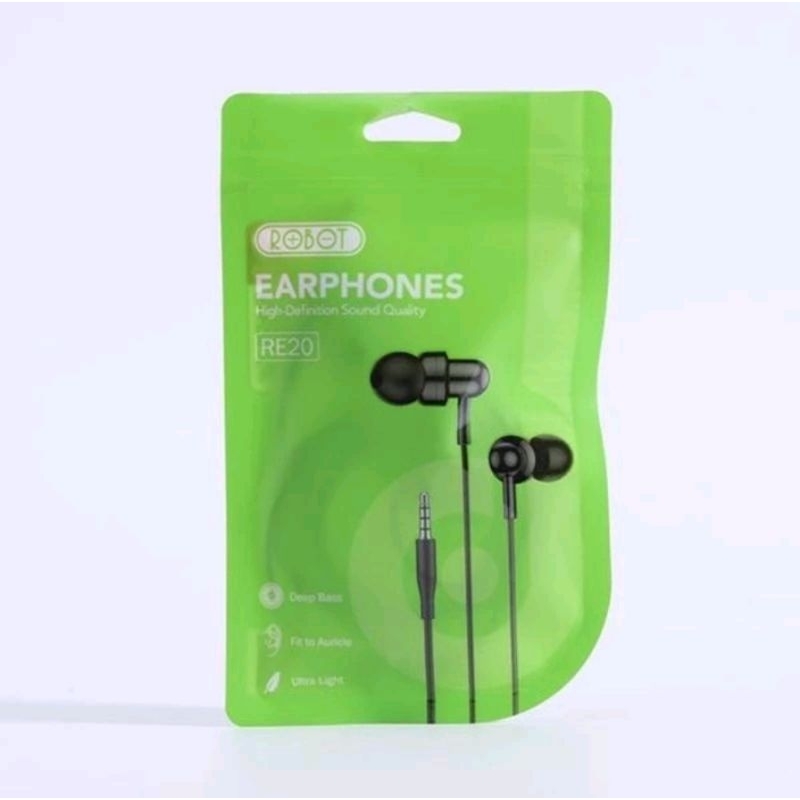 Jual Headset Earphone ROBOT RE 20 ORIGINAL | Shopee Indonesia