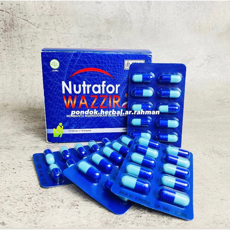 Jual NUTRAFOR WAZZIR (Mengurangi gejala wasir ) | Shopee Indonesia