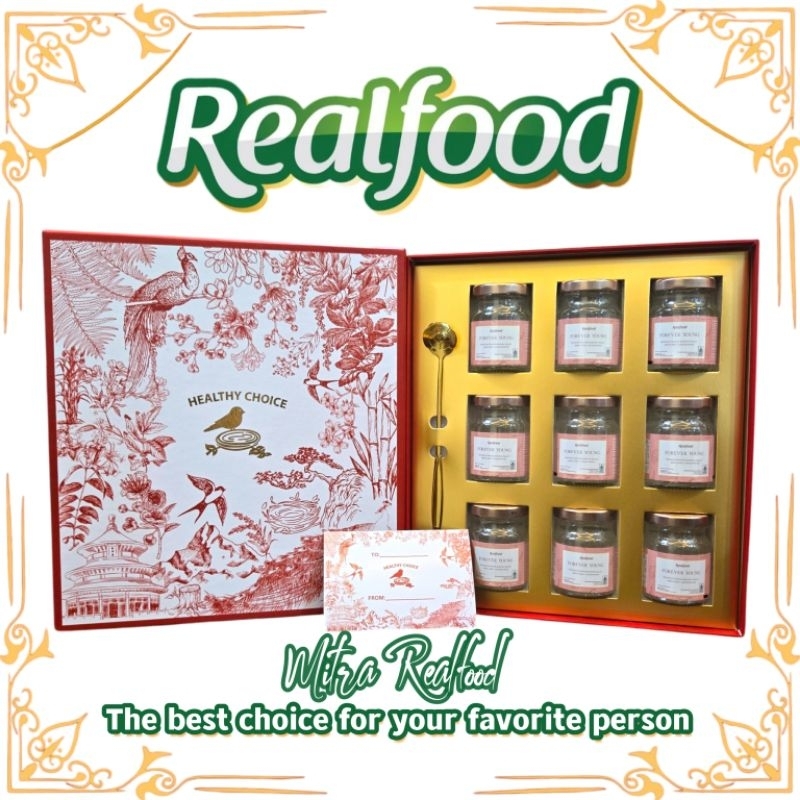 Jual Realfood Momiku Hampers Christmas ( 9 Jar Box Merah ) Isi Stay Fit ...