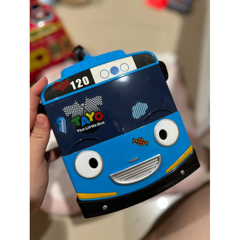 Jual Iconix Tayo The Little Bus TAYO Minicar Carrier Storage Car - Preloved / Bekas | Shopee ...