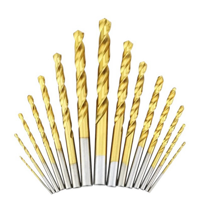 Jual HSS Mata Bor Besi Baja Kuning Titanium Diameter 2.5 3 3.5 4 4.5 5 ...