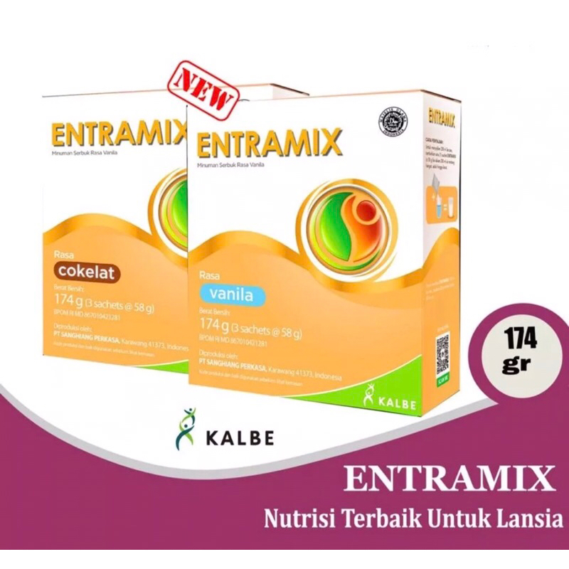 Jual 5 Box - ENTRAMIX - Nutrisi Khusus Lengkap untuk Dewasa & Lansia ...