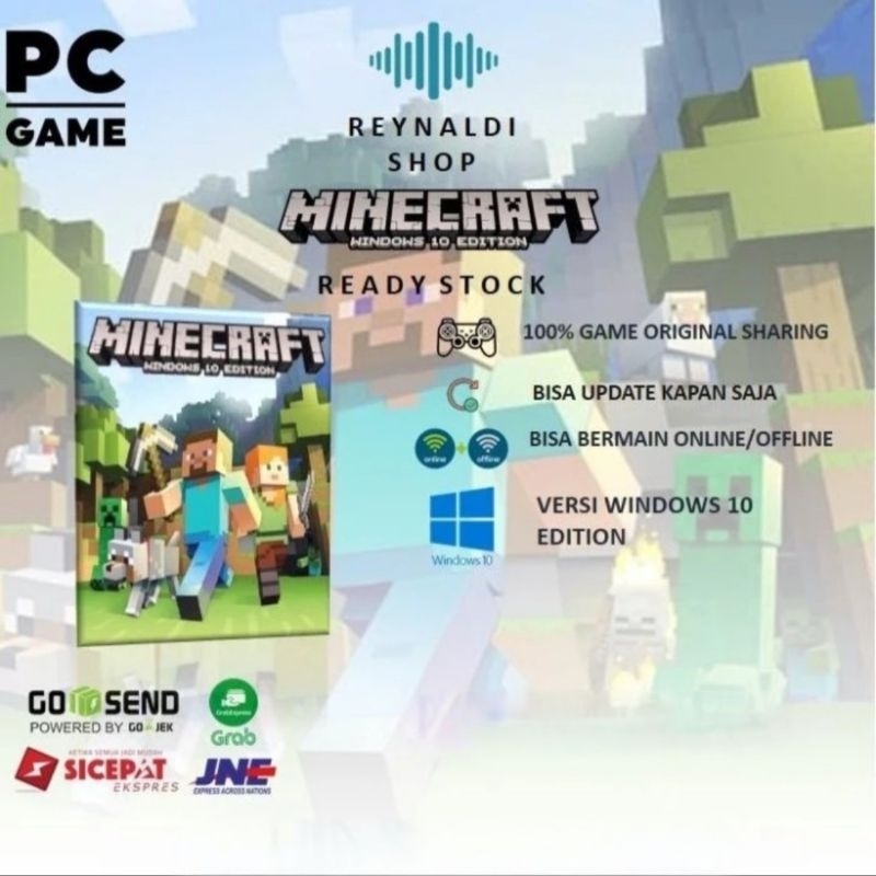 Jual Minecraft Bedrock & Java Edition PC Original | Shopee Indonesia