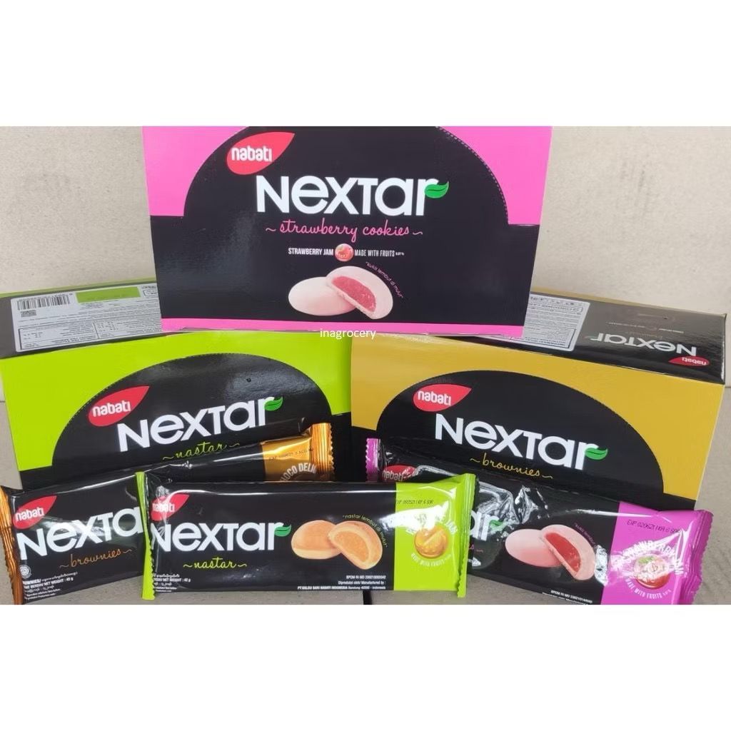Jual COD NEXTAR COOKIES ALL VARIAN 1 BOX ISI 10 PCS | Shopee Indonesia