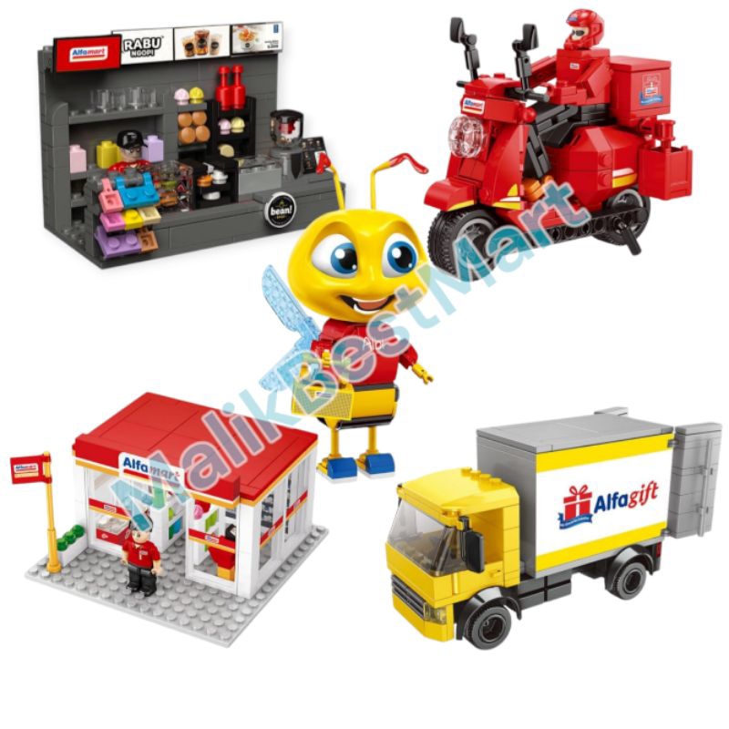 Jual Alfa Bricks Mainan Alfa Mart | Bricks Alfamart | Shopee Indonesia
