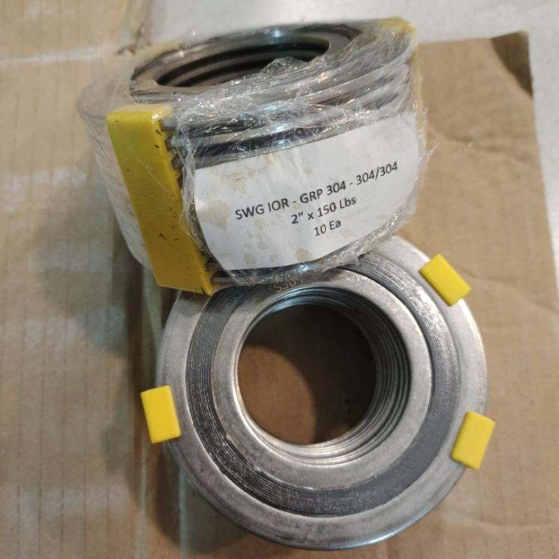 Jual Spiral Wound Gasket 4" Inch Ss304 Ansi 150 / SWG Ansi 150 DN100 ...