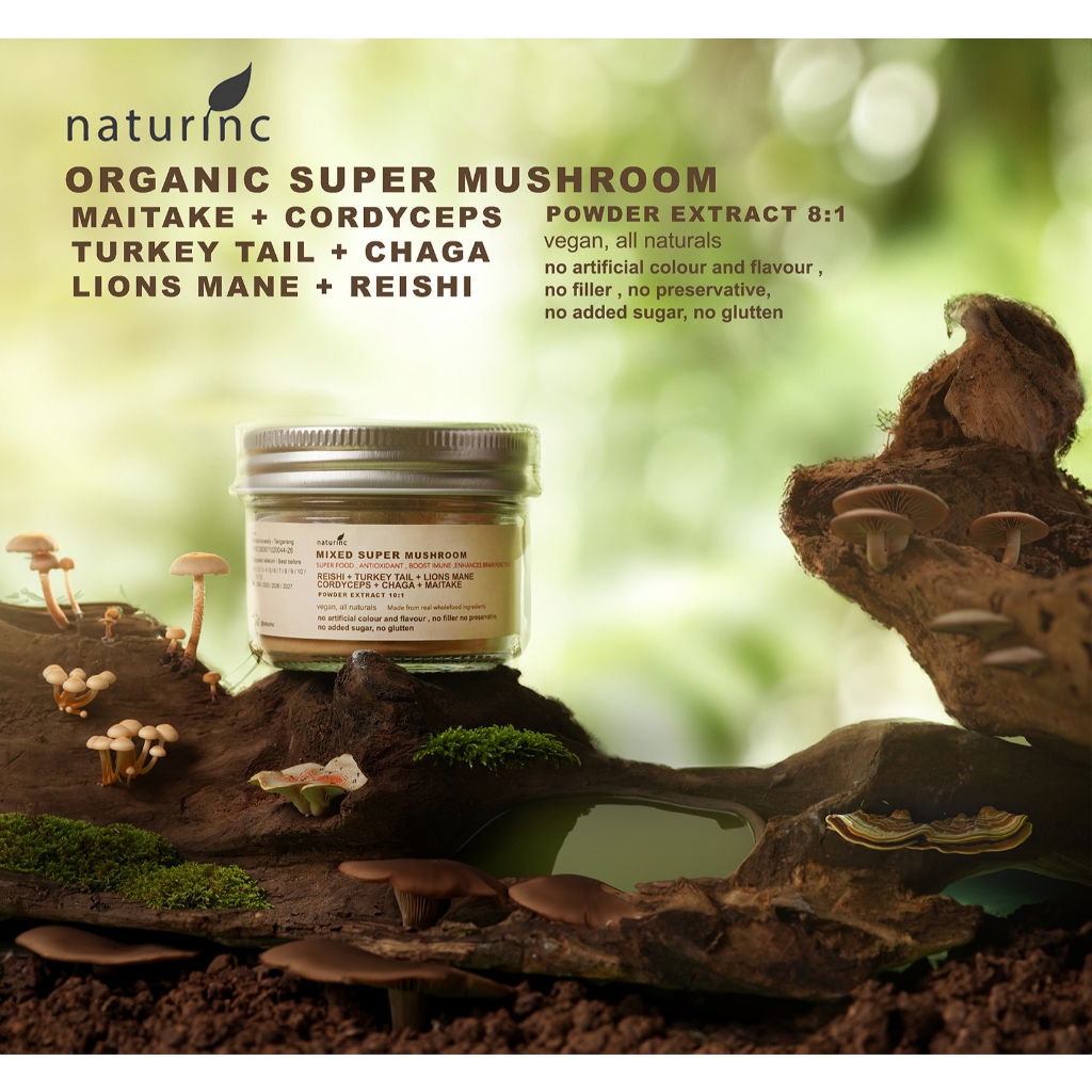 Jual organic kopi jamur Mushroom coffee extract lions mane turkeytail ...