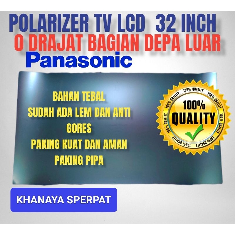 Jual POLARIS POLARIZER LCD LED 32INCH TV PANASONIC 0DERAJ BUAT BAGIAN ...