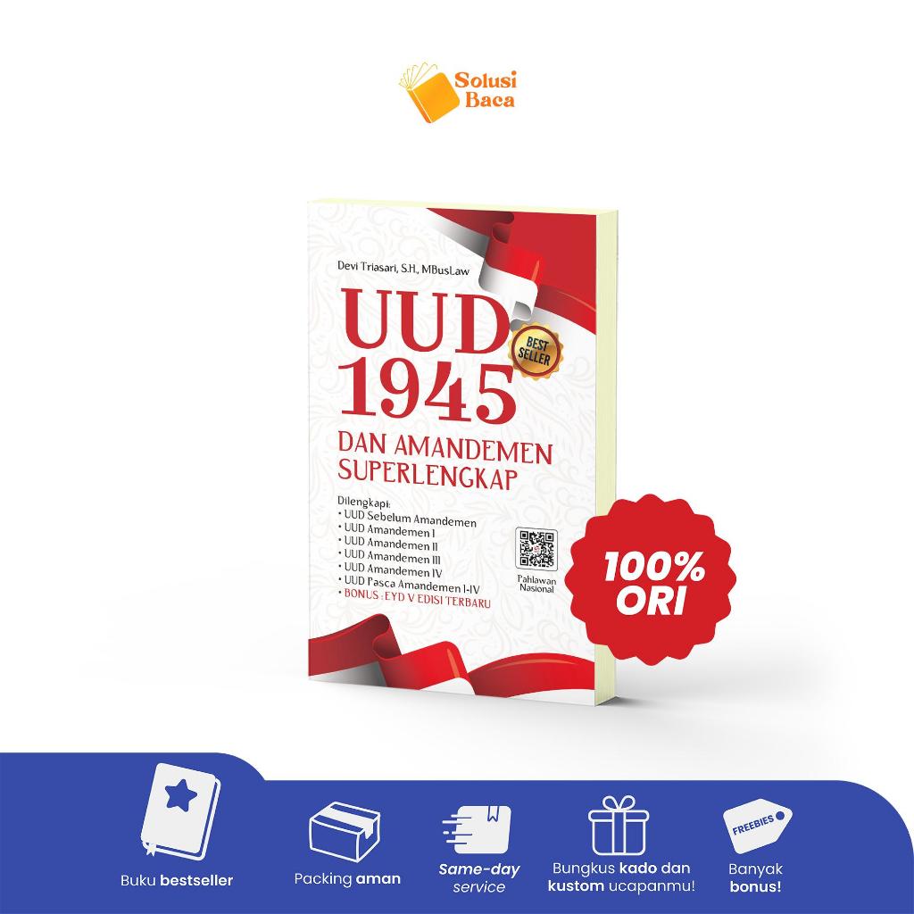Jual Buku UUD 1945 DAN AMANDEMEN SUPERLENGKAP | Terang Sejati | Shopee Indonesia