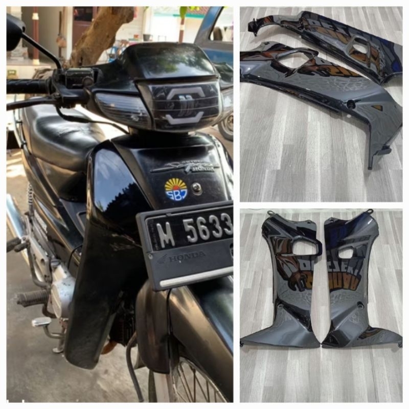 Jual Tebeng Dalam Supra X 100 Kev Hitam Dan Supra Fit Lama Sayap ...