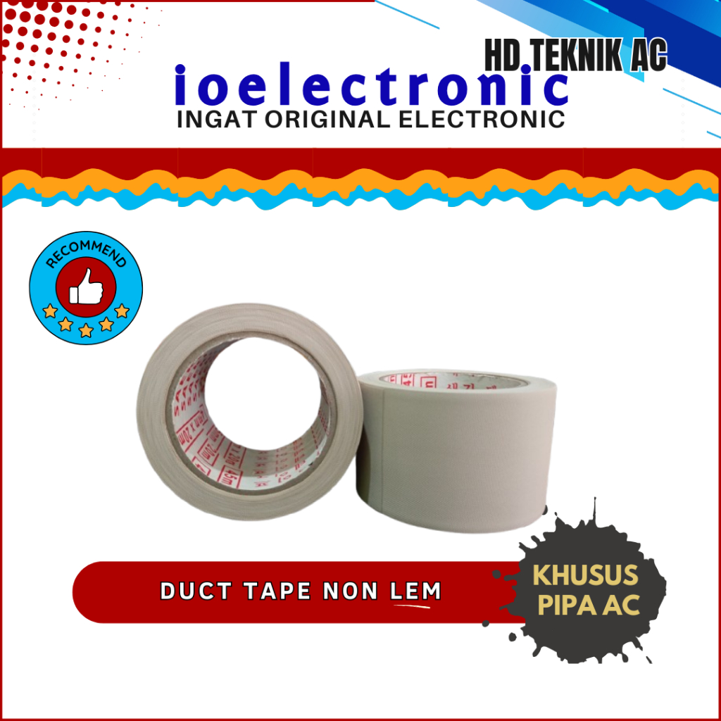 Jual DUCT TAPE AC SAEKI NON LEM ISOLASI PIPA | Shopee Indonesia