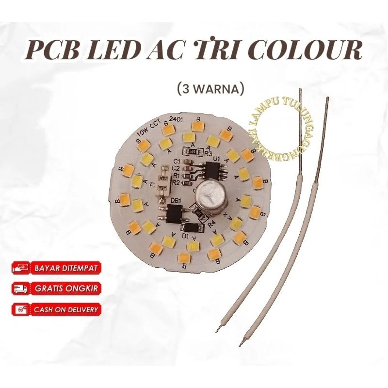 Jual PCB LED AC TRI COLOUR/LED AC 3 WARNA/MESIN LED AC TRI COLOUR/MESIN ...