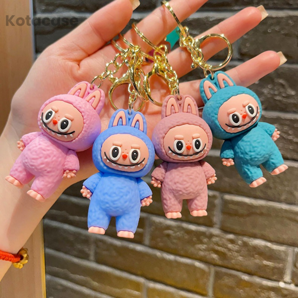 Jual LABUBU 3D Gantungan Kunci Premium/ Tali Hp Gantungan Motif Labubu ...