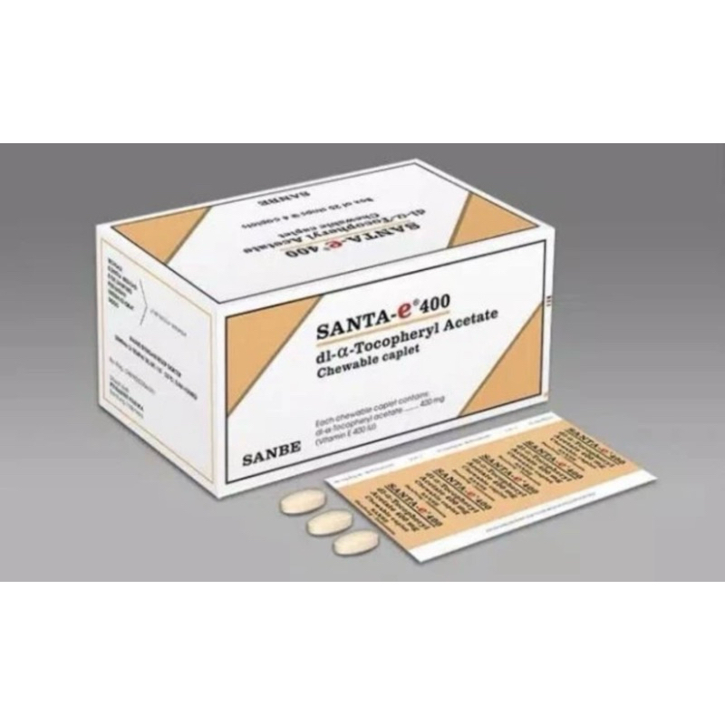 Jual Santa E 400 strip 4 tablet ( vitamin E 400IU ) | Shopee Indonesia