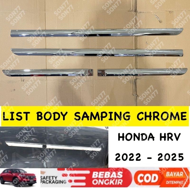 Jual List Body Pintu Samping Honda HRV 2022 2024 2025 UP Chrome ...