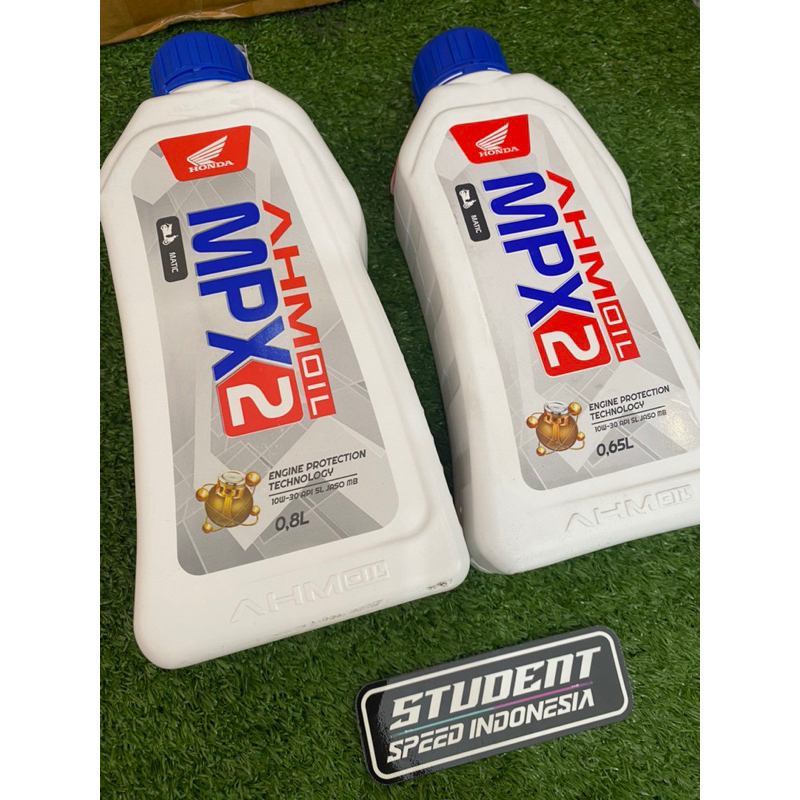 Jual OLI AHM OIL MPX2 0,8L / 0,65L ATAU 800ml dan 650ml | Shopee Indonesia