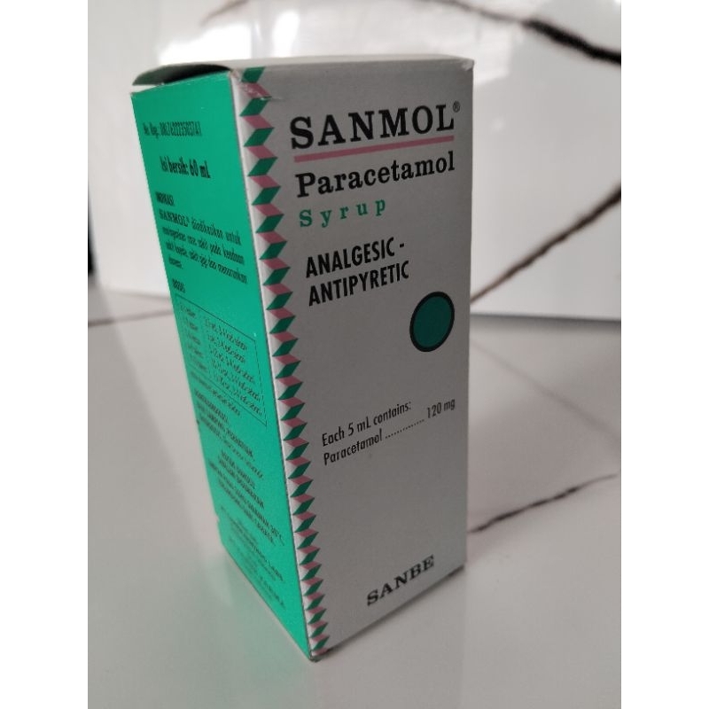 Jual SANMOL Paracetamol Syrup Botol 60 ml | Shopee Indonesia