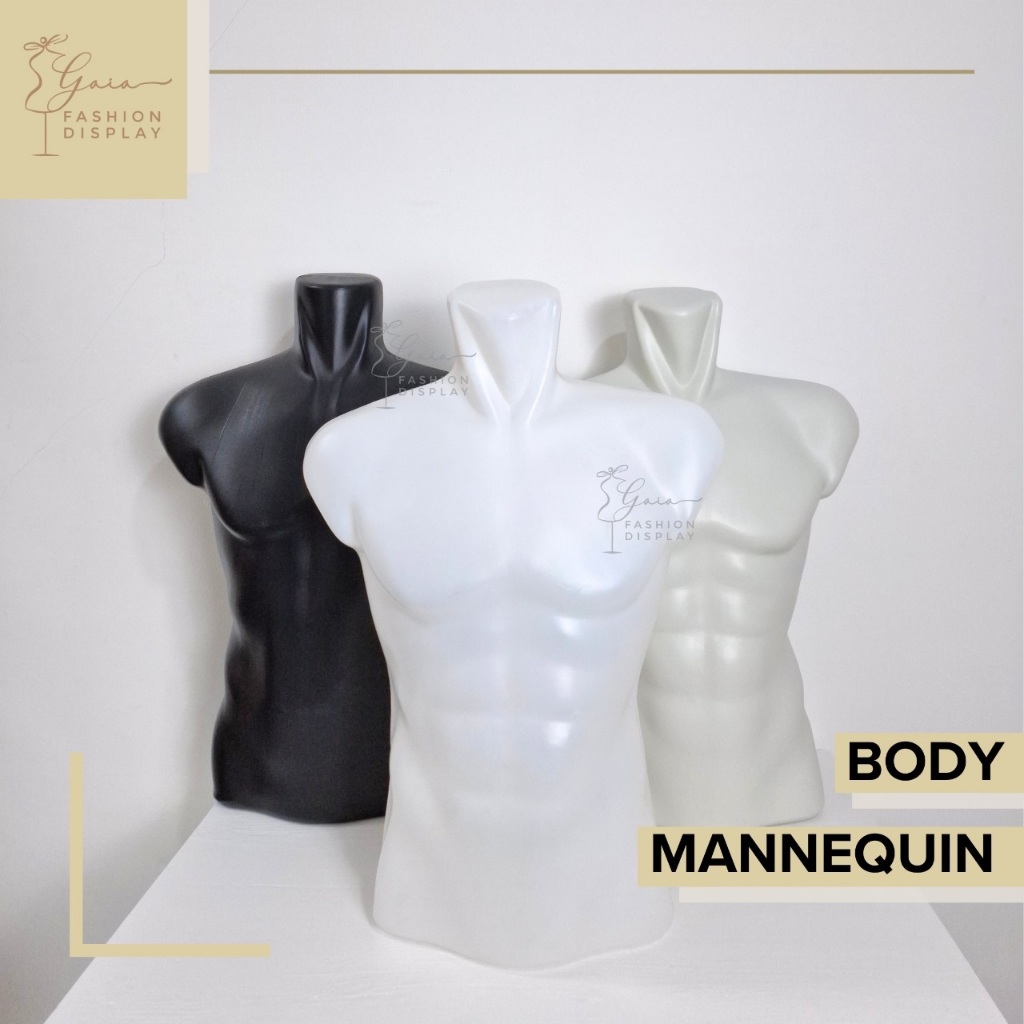 Jual Body Laki Laki / Manekin Plastik Otot Laki / Manekin Setengah ...