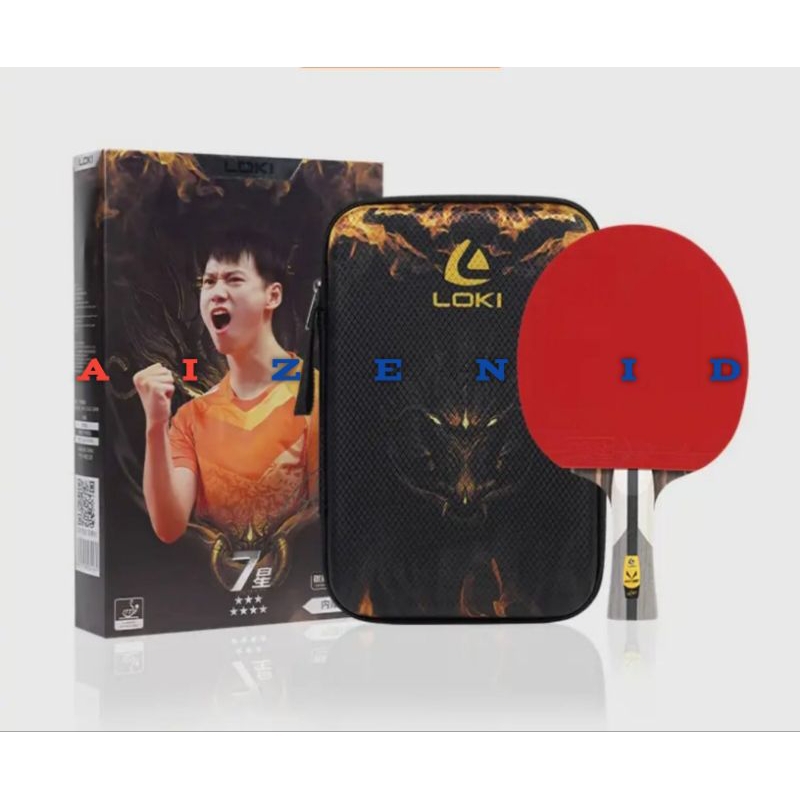Jual Bat/Bet Pingpong Tenis Meja Loki 7 Star Dragon Carbon Original | Shopee Indonesia