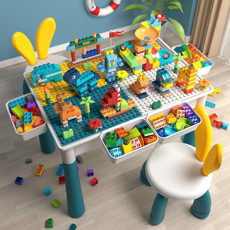 Jual Meja Lego Anak Multifungsi Blocks Besar Building Table | Shopee ...