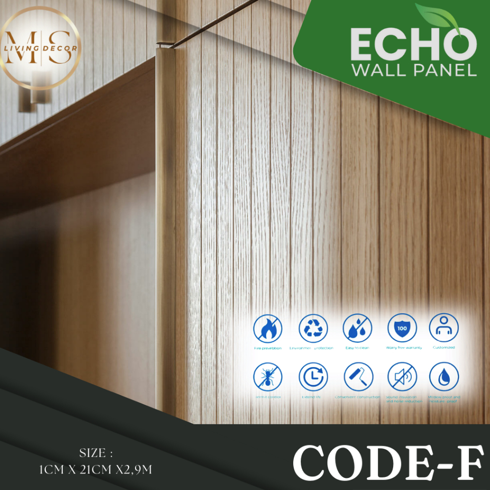 Jual WALL PANEL WPC / KISI KISI WALLPANEL / WPC PANEL ECHO KODE F ...