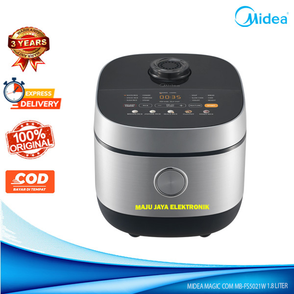 Jual Magic Com MIDEA MB-FS5021W Intelligent Cooking Curve 17 Program ...
