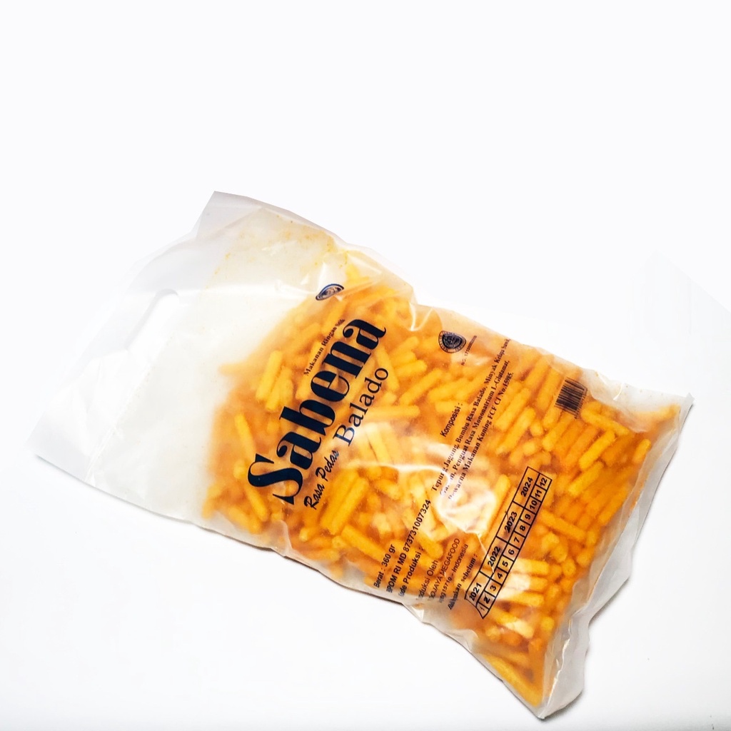 Jual Makanan Ringan Sabena Snack 360 gram Balado Murah Sabena Chiki ...