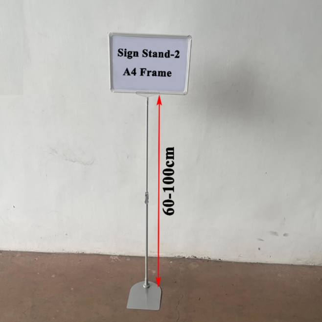 Jual SS-2 Standing Frame Telescopic -Stand Frame Portable Frame Display Promo Pop Up Frame ...