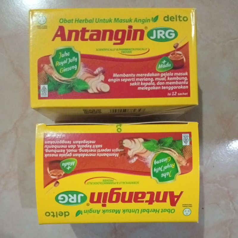 Jual Antangin JRG Obat Herbal untuk Masuk Angin isi 12 Sachet | Shopee ...