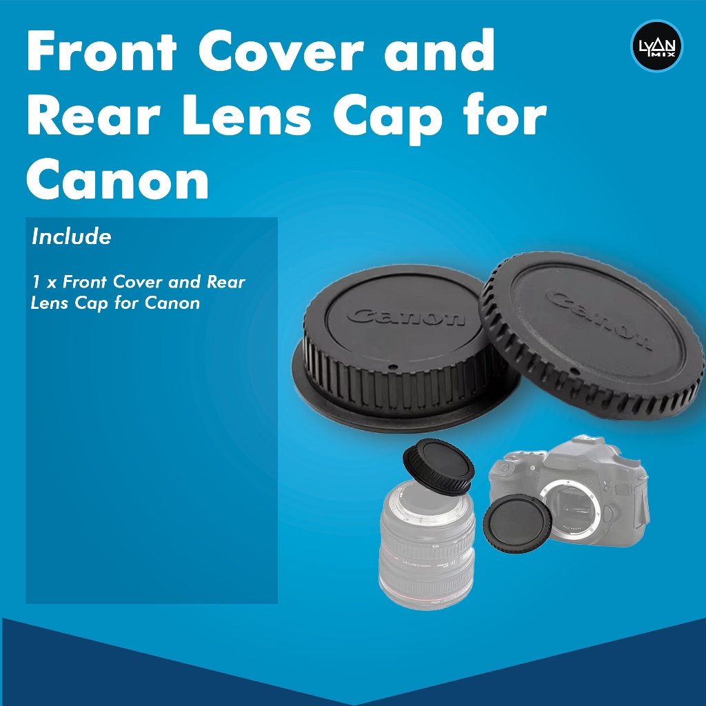 Jual Cover Body + Tutup Lensa Belakang Untuk Kamera DSLR Canon ( With ...