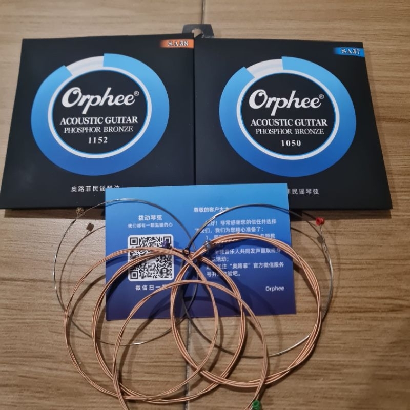 Jual senar gitar akustik string orphee premium ,super coating anti ...