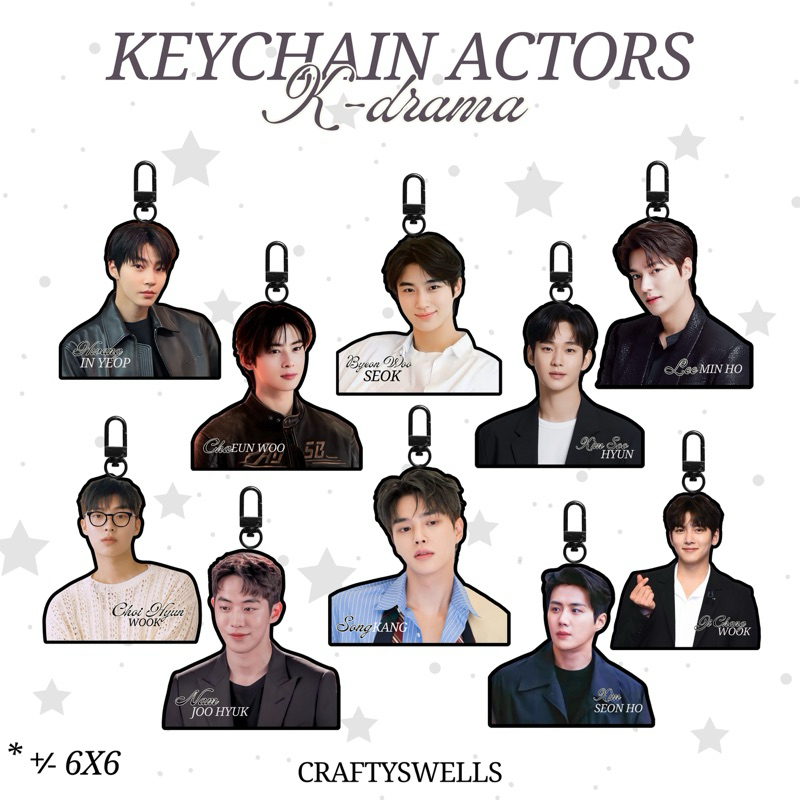 Jual KEYCHAIN AKTOR DRAMA KOREA | KEYCHAIN DRAKOR | Shopee Indonesia