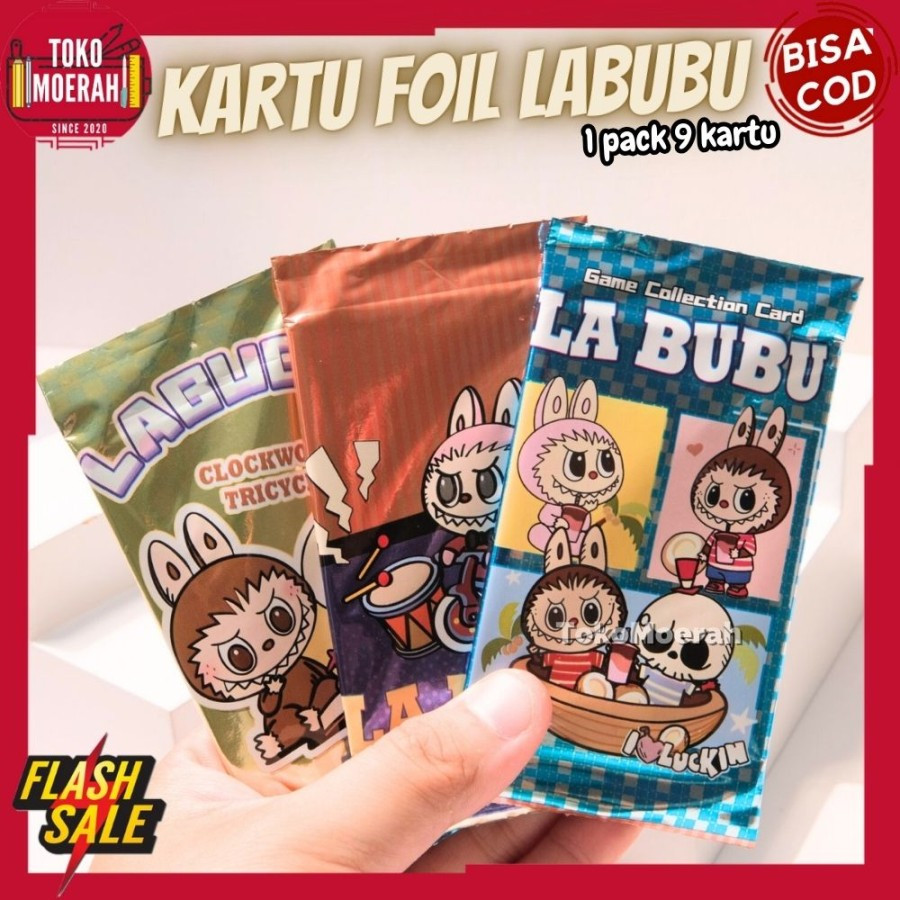 Jual Mainan Kartu Foil Kartu Pokemon Labubu DG 1 Bungkus Kartu Foil ...