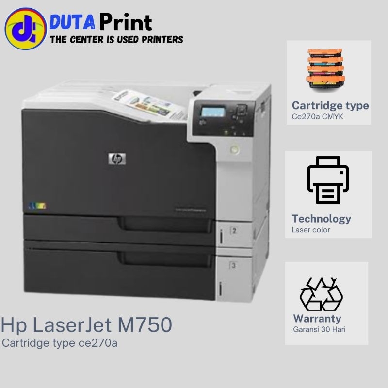 Jual Printer hp LaserJet M750n A3 warna | Shopee Indonesia