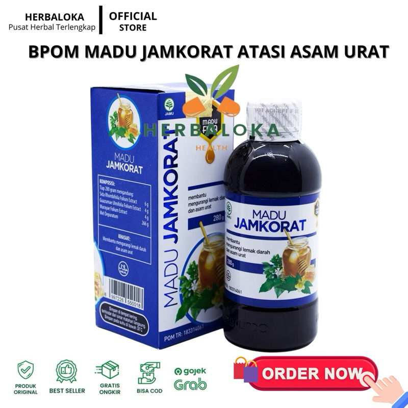 Jual BPOM Madu Jamkorat Fira 280gr | Madu Asam Urat dan Kolestrol ...