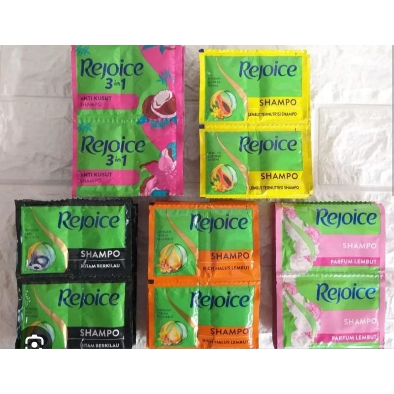 Jual Shampoo Rejoice Rich Kemasan sachet Renteng isi 12 pcs | Shopee ...