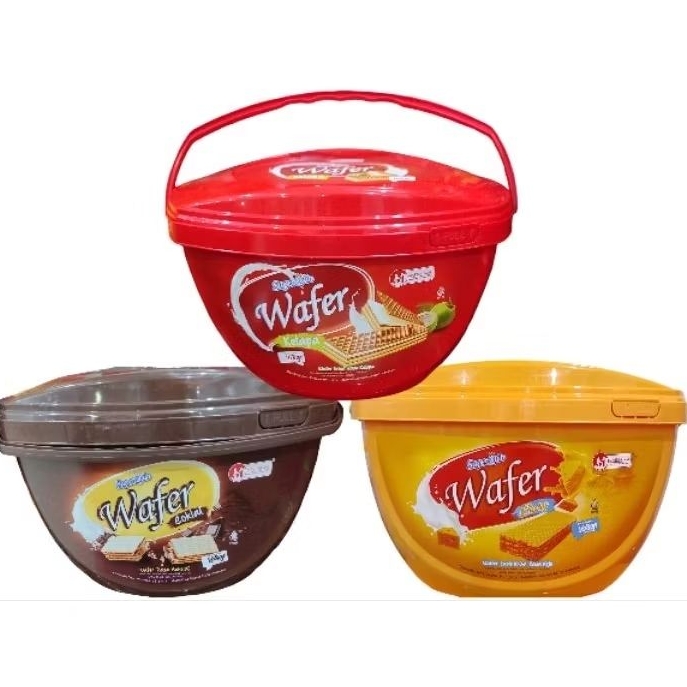 Jual Superquin bucket cookies wafer toples 168gr if | Shopee Indonesia
