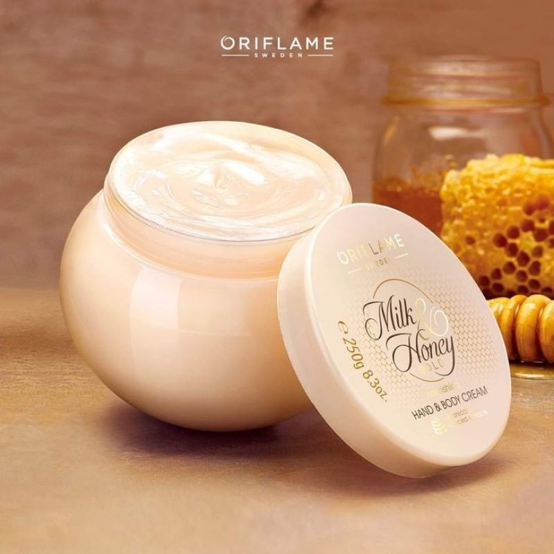 Jual milk honey gold nourishing hand & body cream (250gr) | Shopee Indonesia