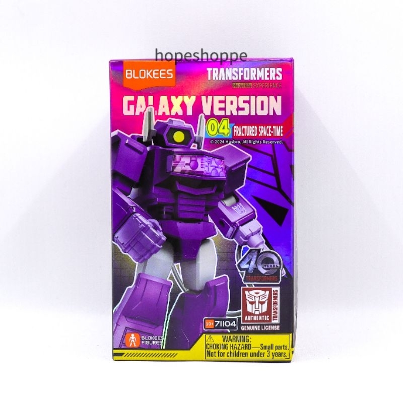 Jual Blokees Transformers Galaxy Version 04 Fractured Space Time Action ...