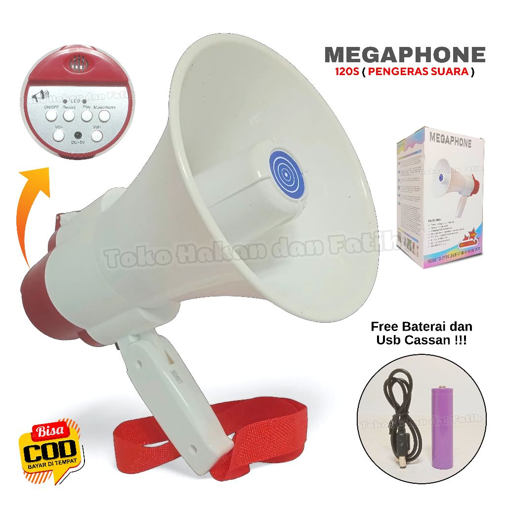 Jual Megaphone Toa 120S Multifungsi/Pengeras Suara, Rekam Dan Sirene ...
