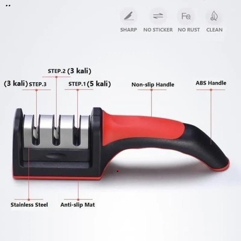 Jual Alat Pengasah Pisau & Gunting 3in1 Multifungsi Pengasah Pisau ...